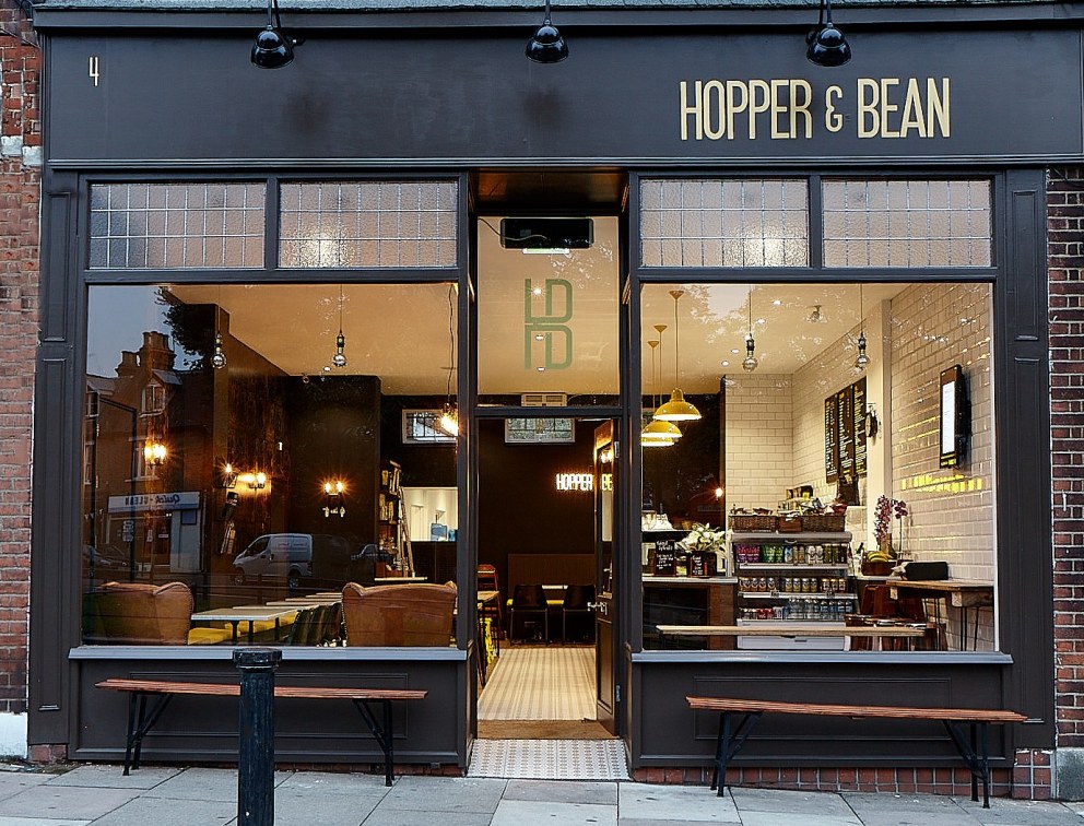 Hopper & Bean Shop Front / Hopper & Bean - InteriorDesigners.net