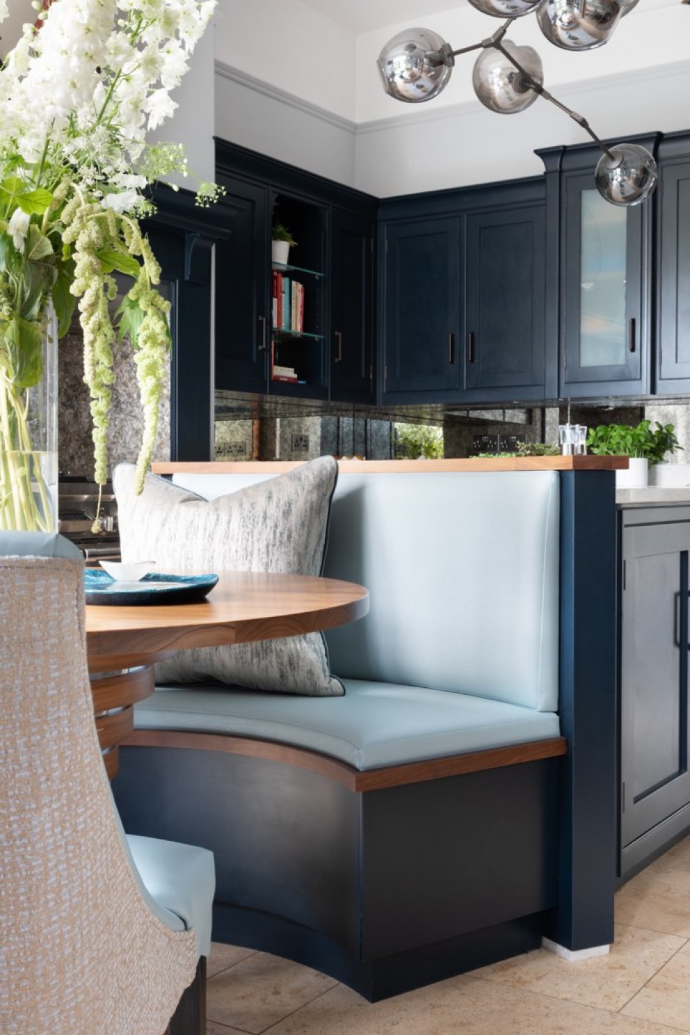 Kitchen dining bench / Lincolnshire Townhouse - InteriorDesigners.net